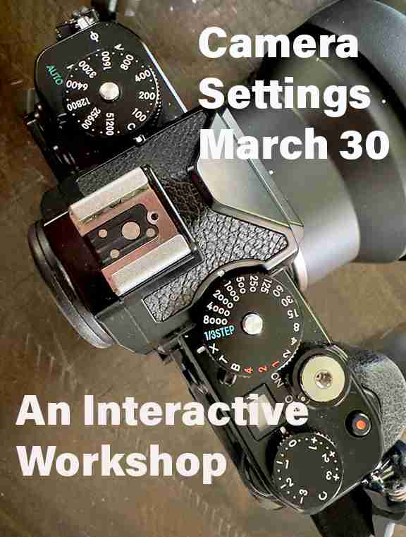 March 30 Mastering Camera Setting Workshop - Treasure Coast Photography ...